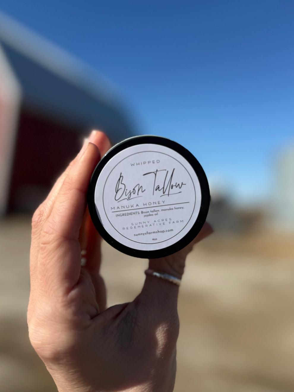 Whipped Bison Tallow – Sunny Acres Regenerative Farm